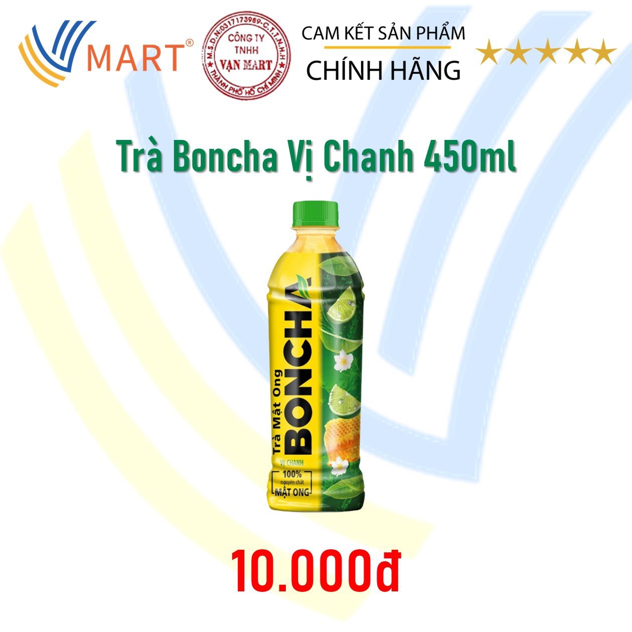 Trà Boncha Vị Chanh 450ml