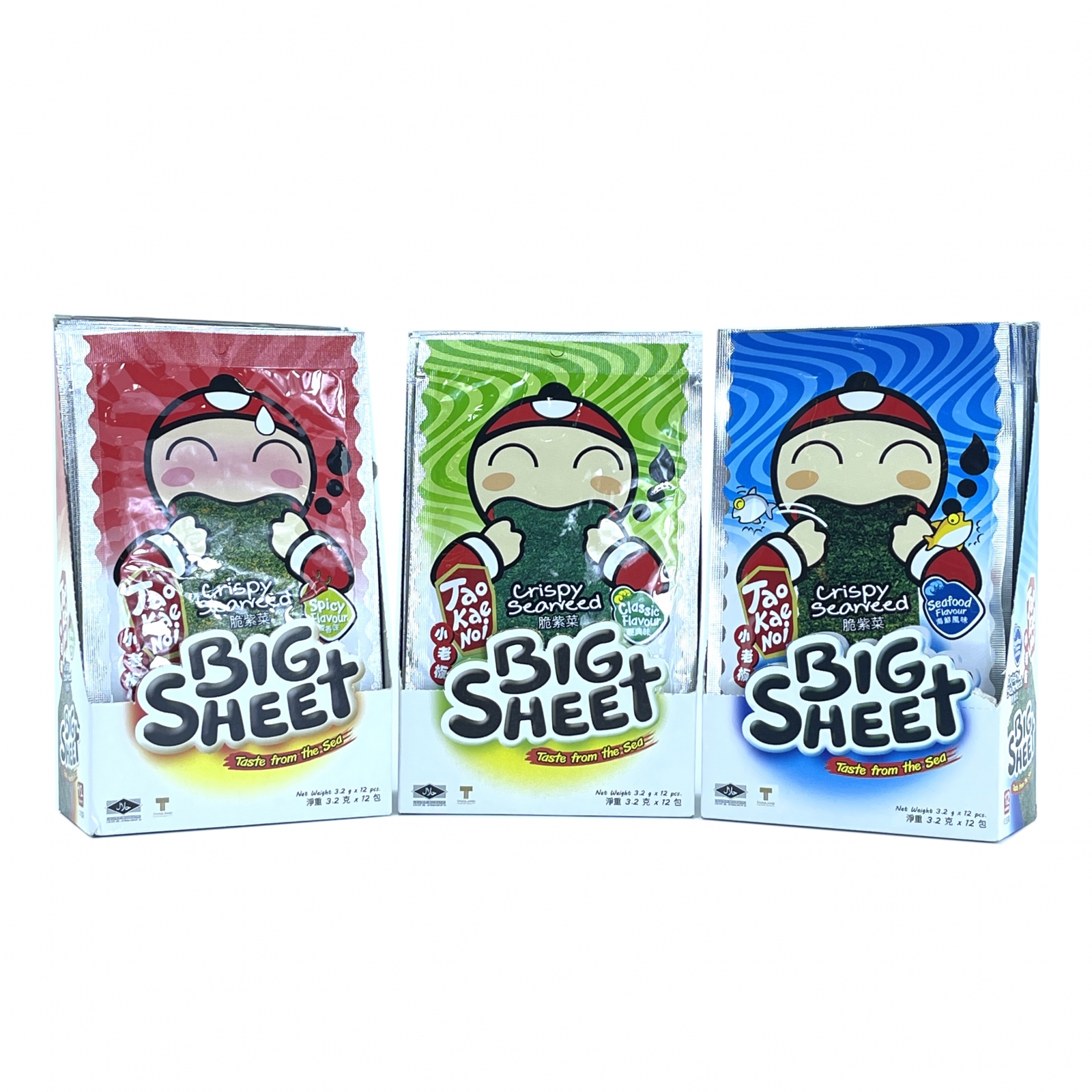 Rong Biển Big Sheet Vị Truyền Thống 3.2g - 1 Cái