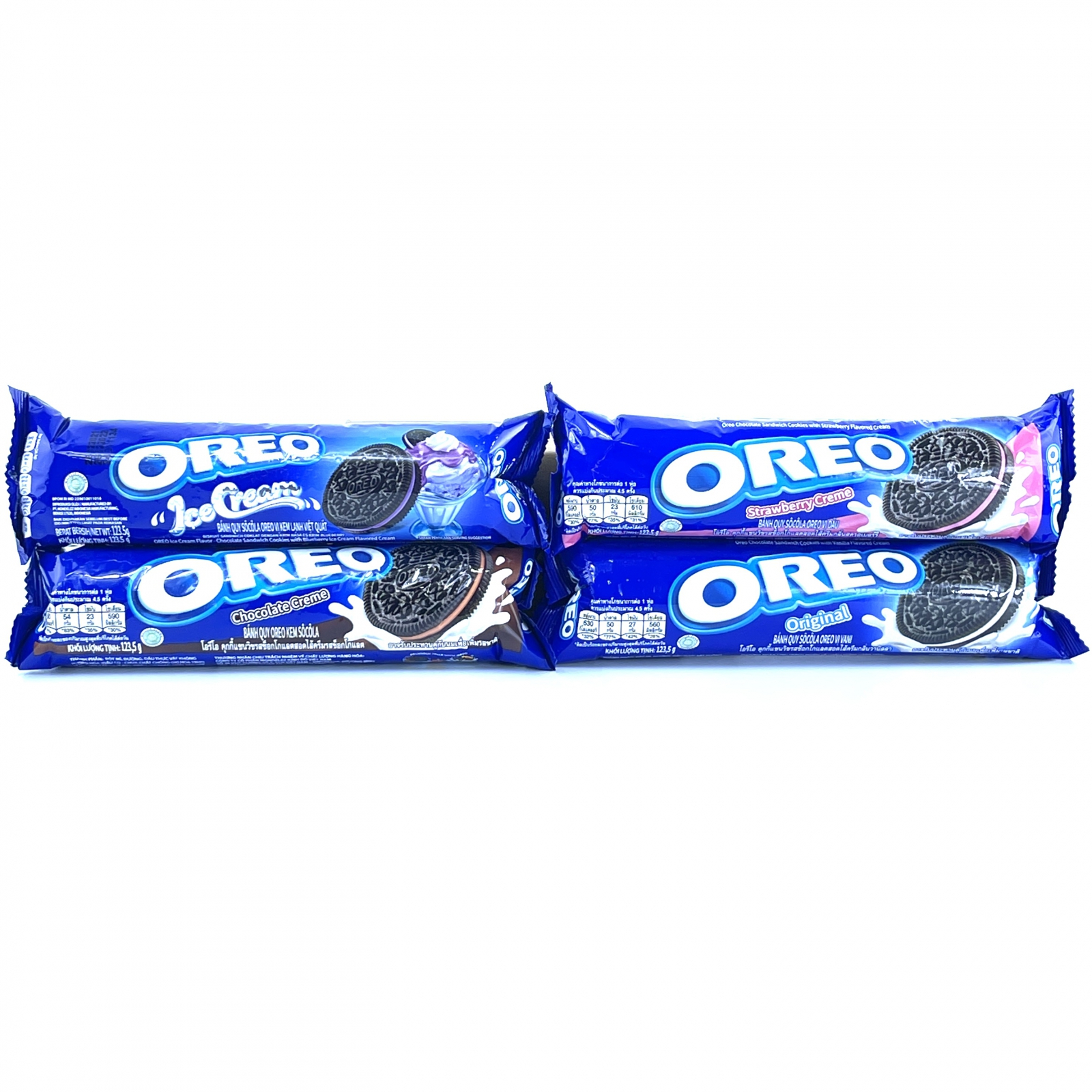 Bánh Quy Oreo Nhân Kem Việt Quất 123g