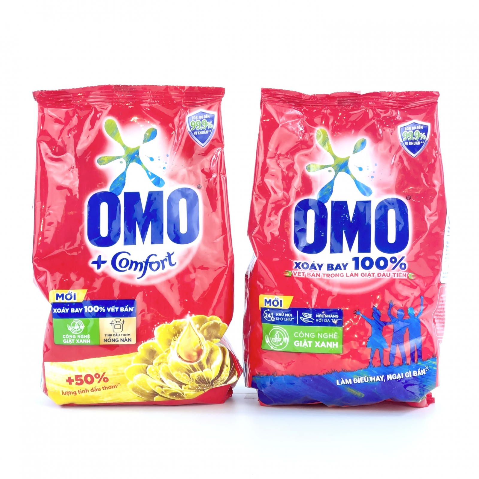 Bột giặt OMO Comfort Tinh Dầu Thơm Nồng Nàn 720g