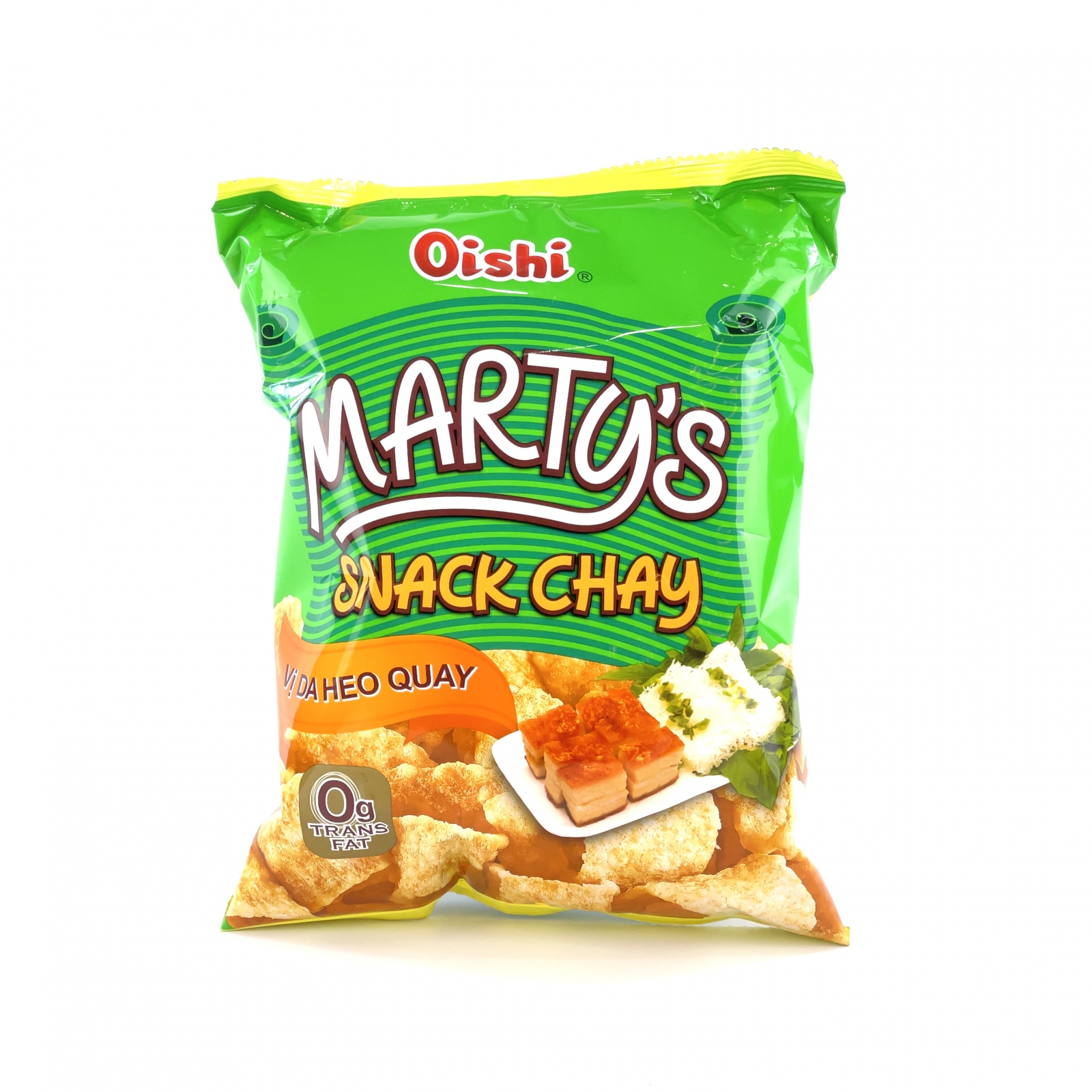 Bánh Snack Oishi Chay Vị Da Heo Quay Gói 39g